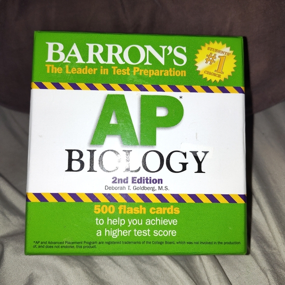 Barron'S | Other | Barrons Ap Biology Flash Cards | Poshmark
